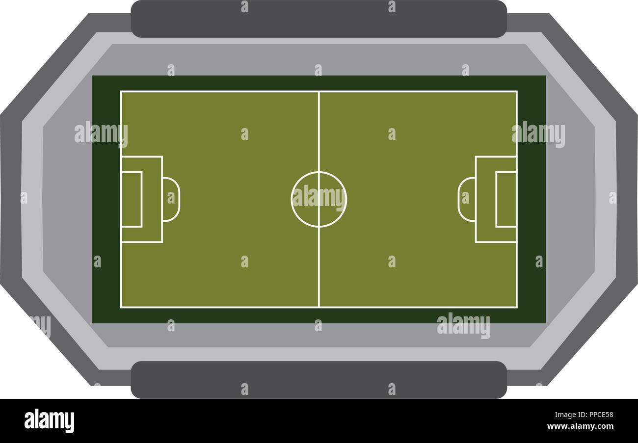 Isolated soccer stadium Stock Vector Image & Art - Alamy