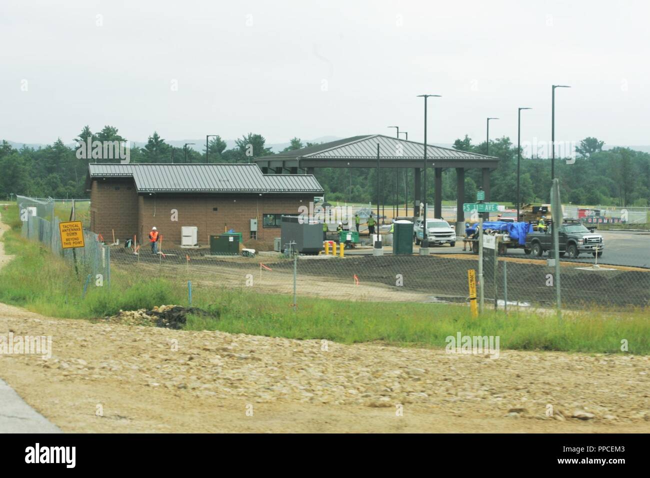 Workers with Catamount Constructors, Inc. of Lakewood, Colo., continue ...