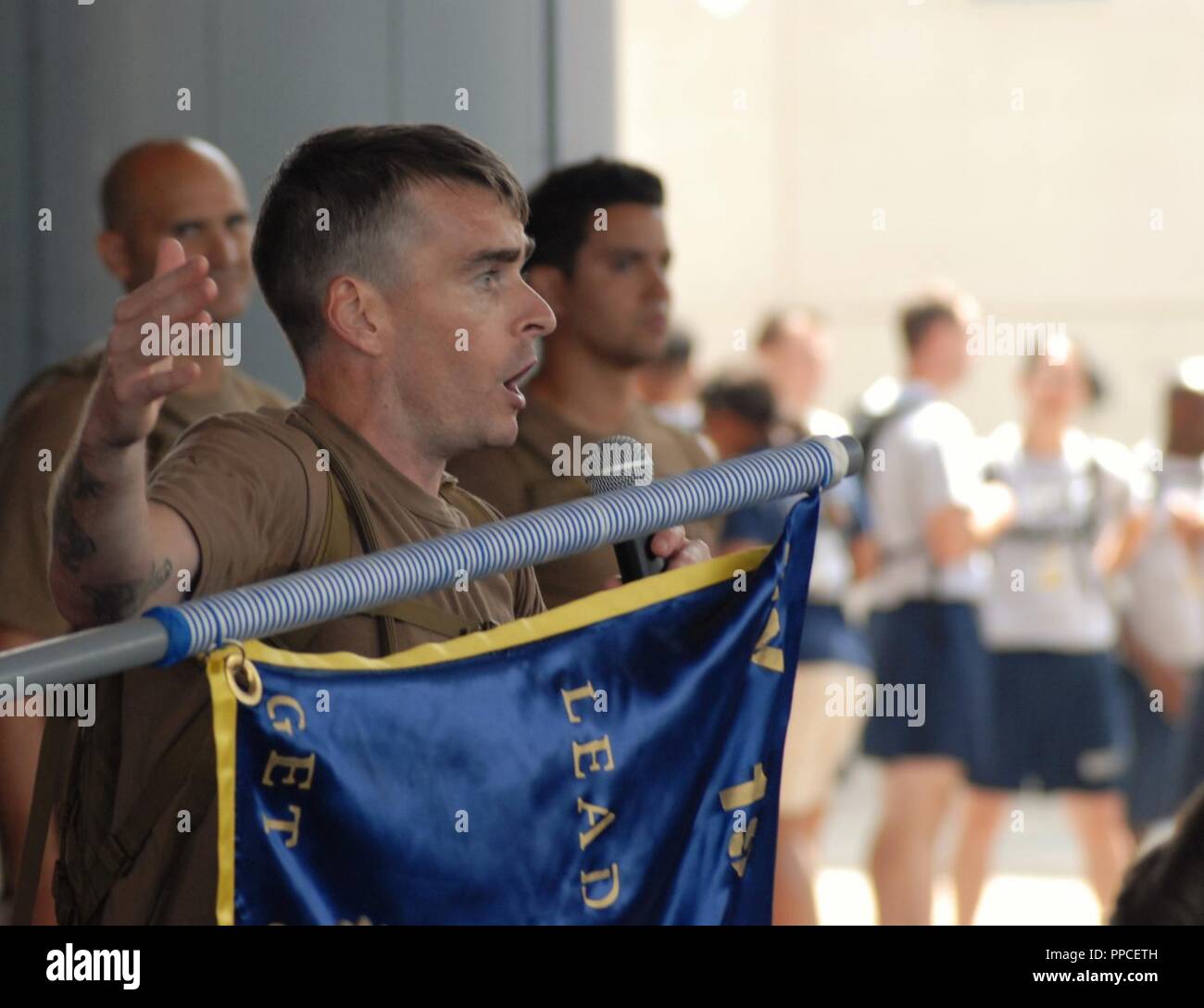 CPO Selectees compete for the title of the Best Mess during a cadence ...