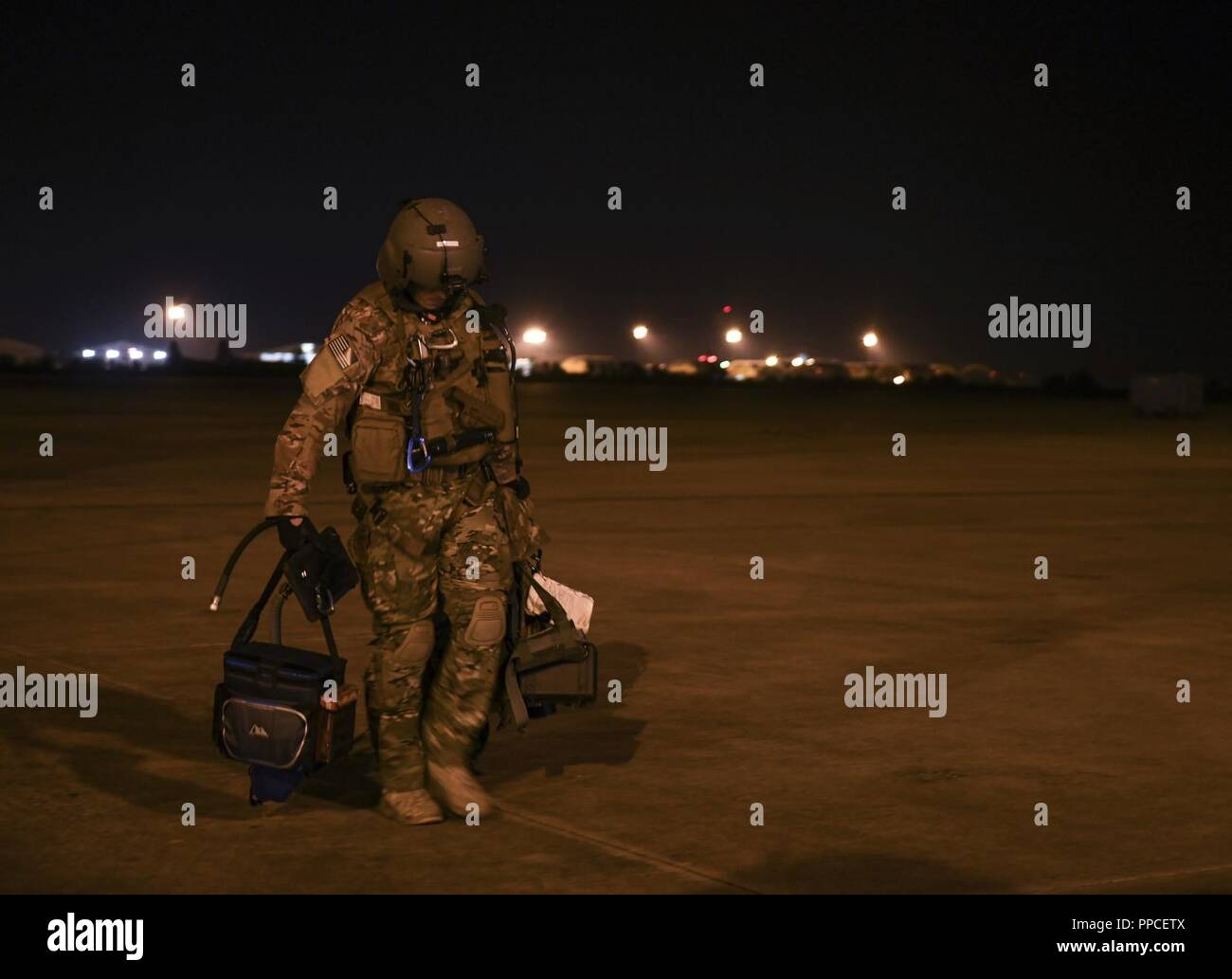 U.S. Air Force Staff Sgt. Christopher Pherson, a special missions ...