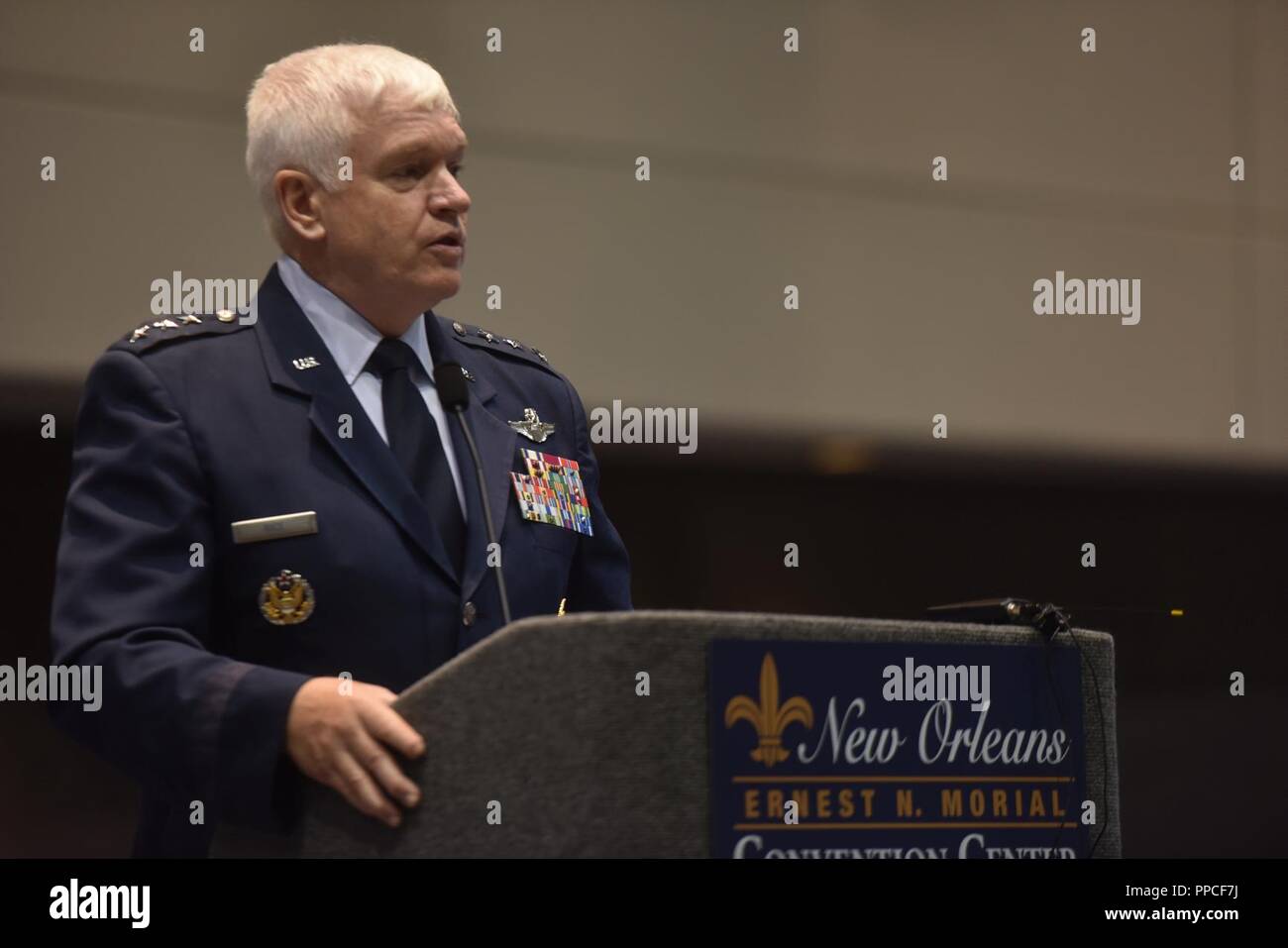 Air Force Lt. Gen. Scott Rice, director, Air National Guard, at the ...