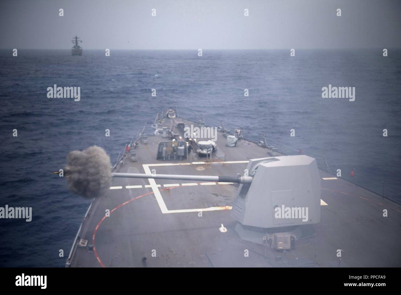 PACIFIC OCEAN (Aug. 24, 2018) the Arleigh Burke-class guided-missile ...