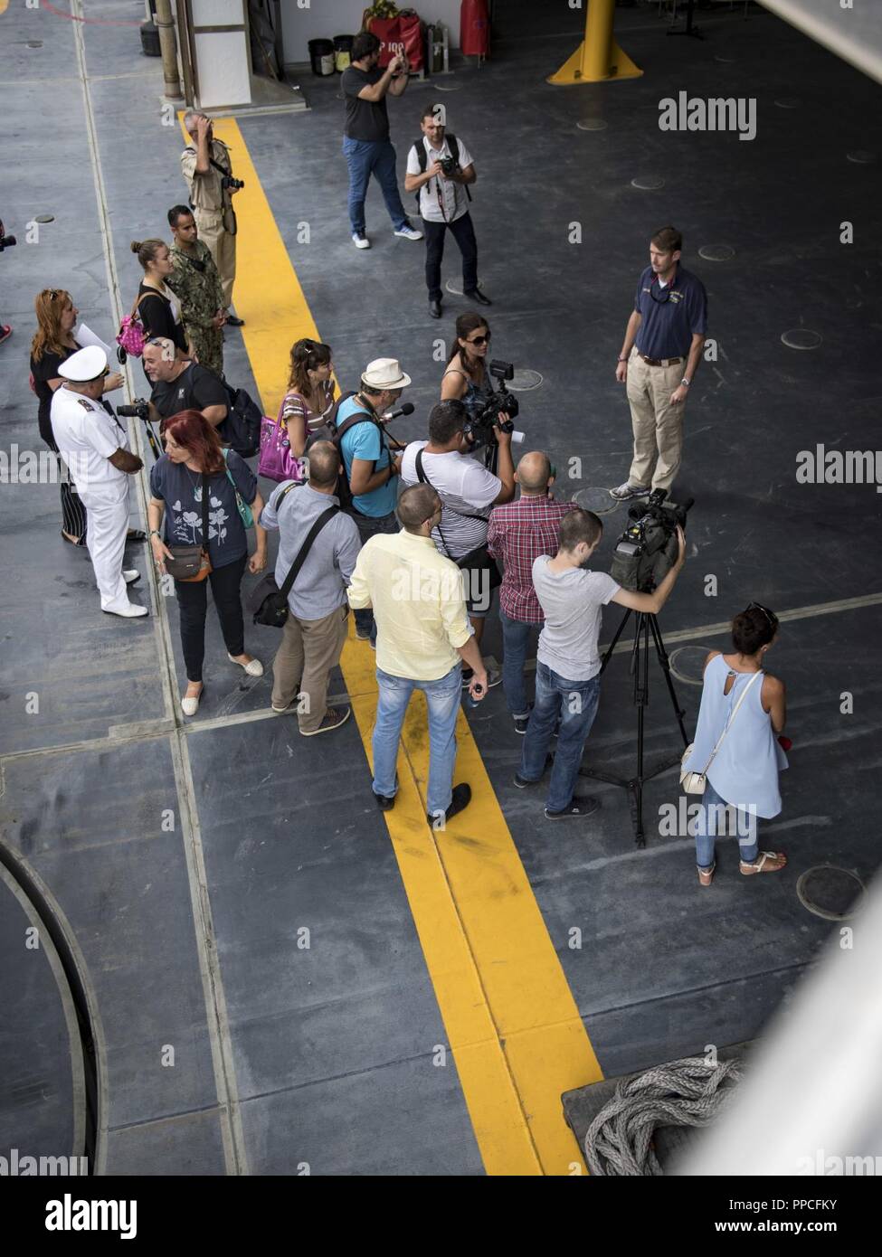 Bulgaria (Aug. 28, 2018) Civil service mariner Jonathan Keffer, second ...