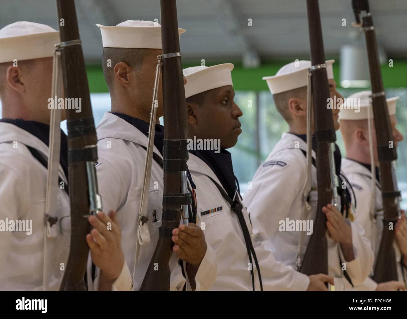 CLEVELAND (Aug. 29, 2018) The United States Navy Ceremonial Guard ...