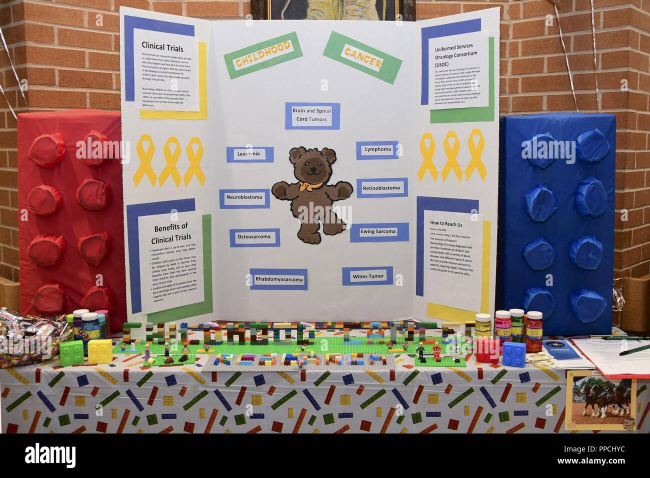 The Pediatric Hematology/Oncology Clinic set up a childhood cancer ...