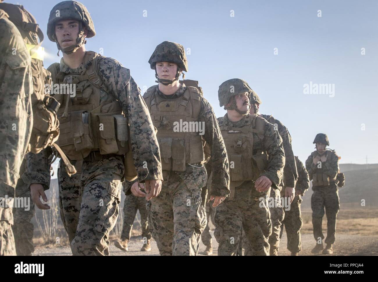 Marine Corps Base Camp Pendleton, CA -- Marines and Sailors with the 11th Marine Expeditionary ...