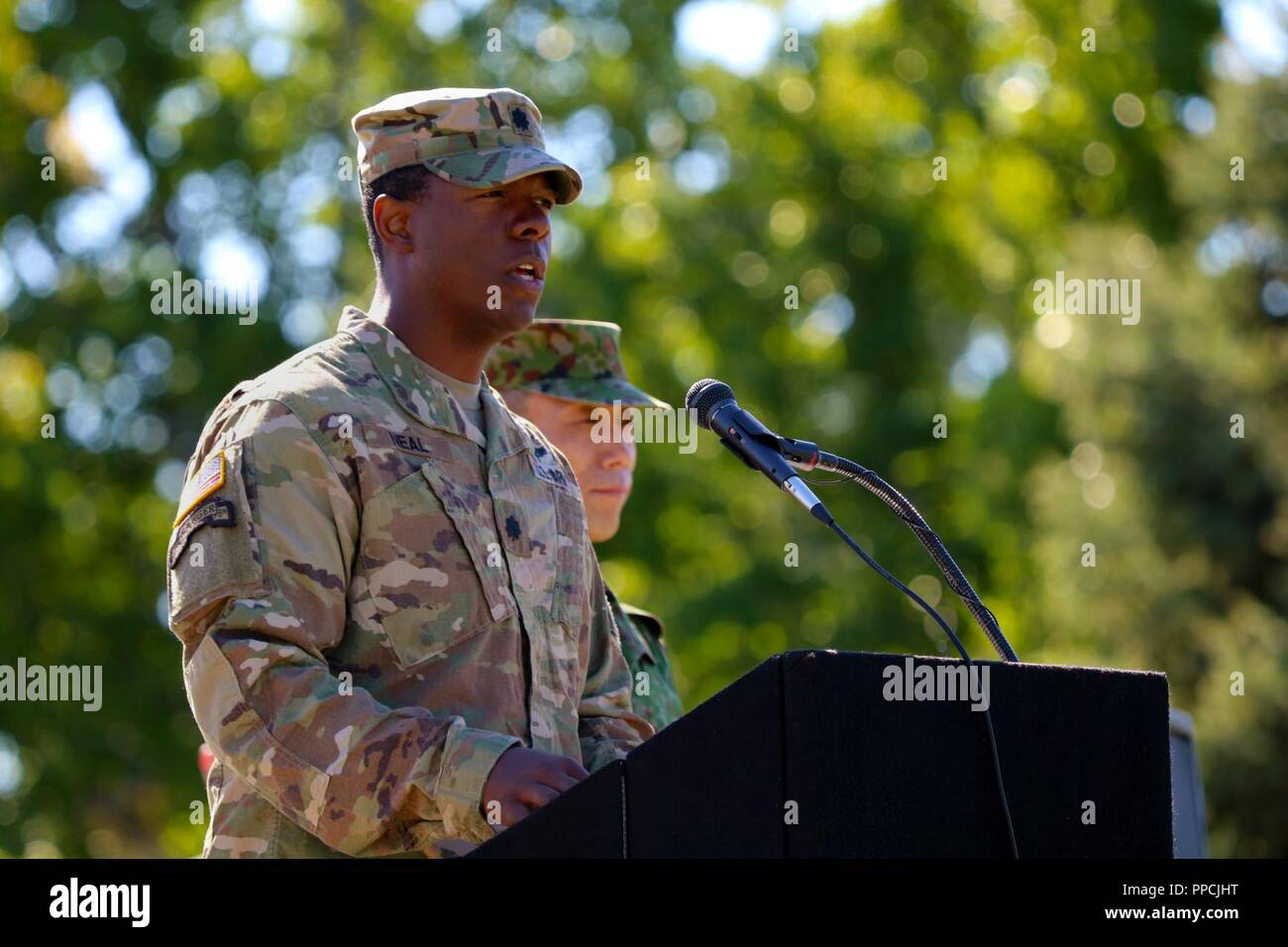 Lt. Col. Donald R. Neal Jr., Battalion Commander of 1st Battalion, 17th ...