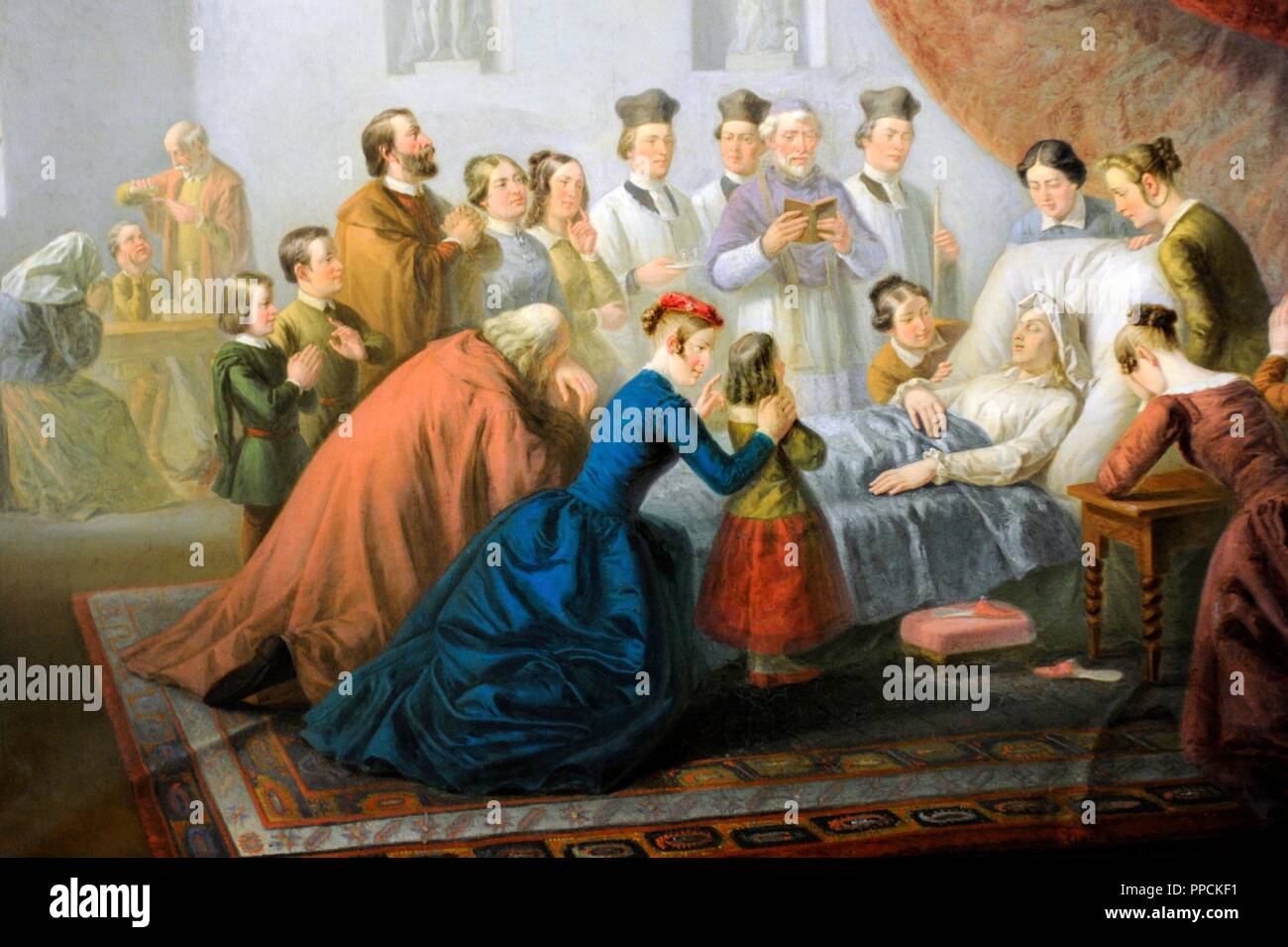 Deathbed priest hi-res stock photography and images - Alamy