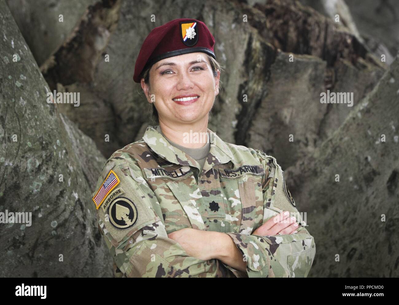 Army Reserve Lt. Col. Sunny K. Mitchell, commander, 3rd Battalion ...