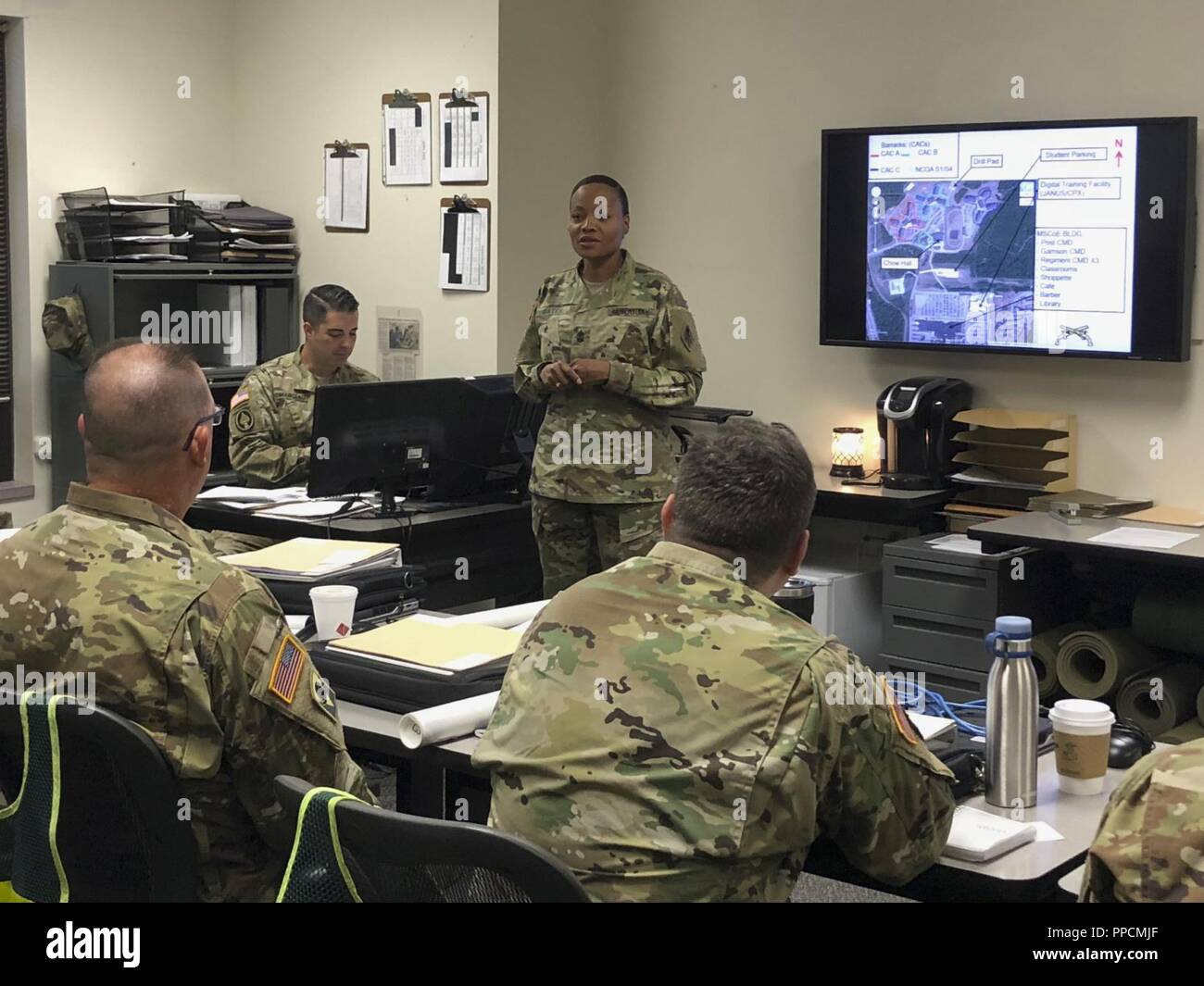 Sgt. Maj. Sonja L. Bates, deputy assistant commandant (Reserve ...