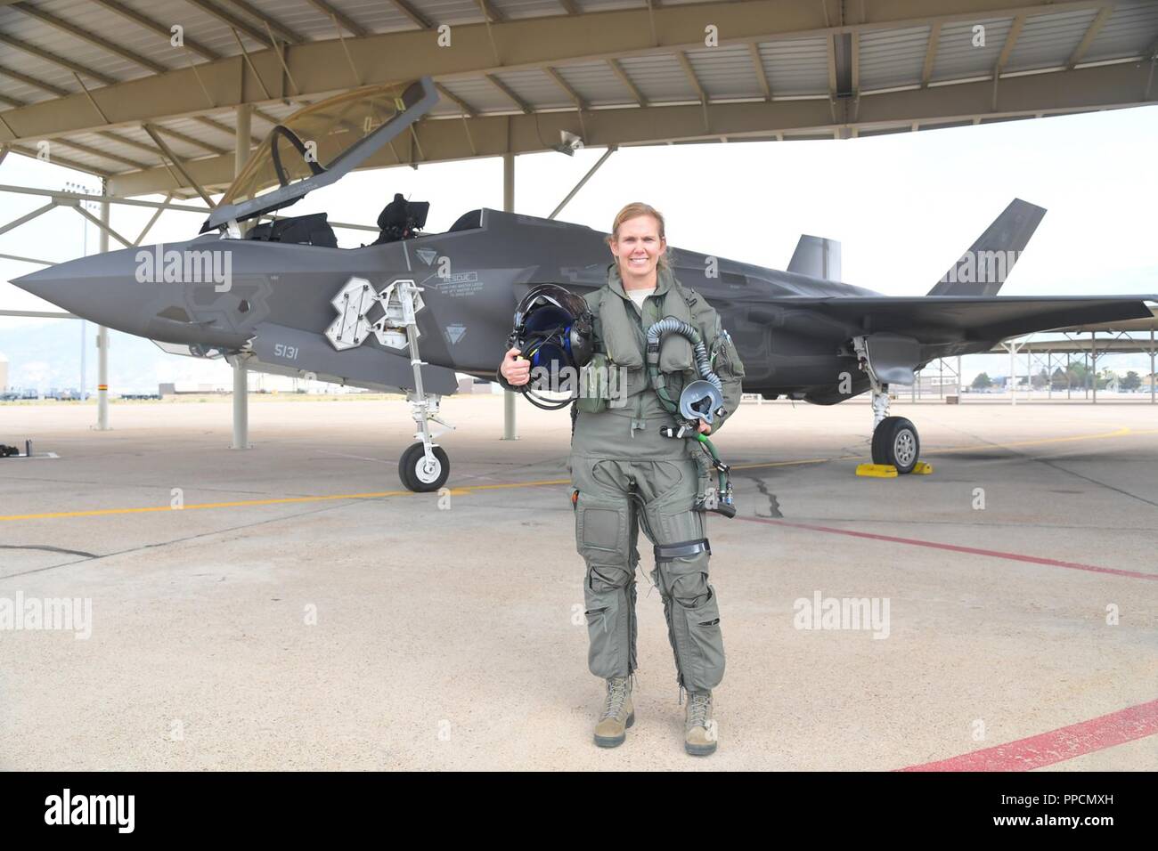 Col. Gina "Torch" Sabric, commander of the 419th Fighter Wing, August ...
