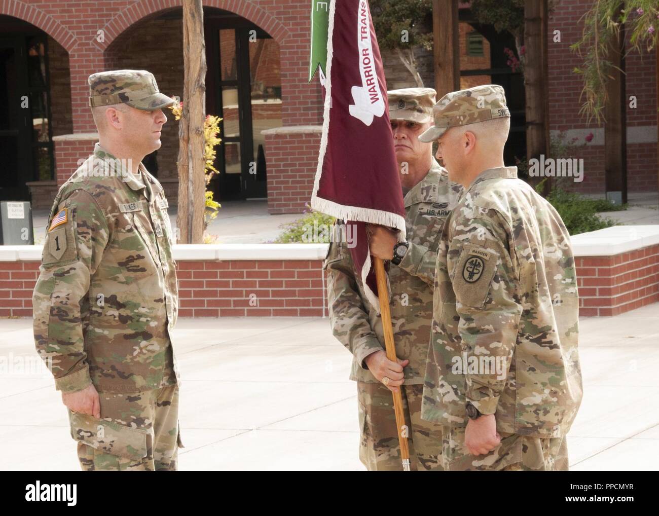 Command Sgt. Maj. Matthew Unger, outgoing senior enlisted advisor ...