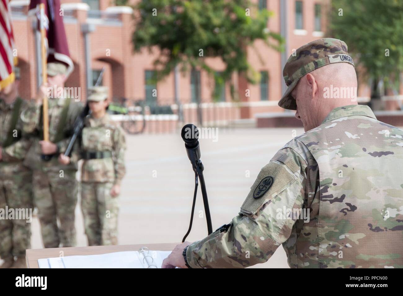 Command Sgt. Maj. Matthew Unger, outgoing senior enlisted advisor ...