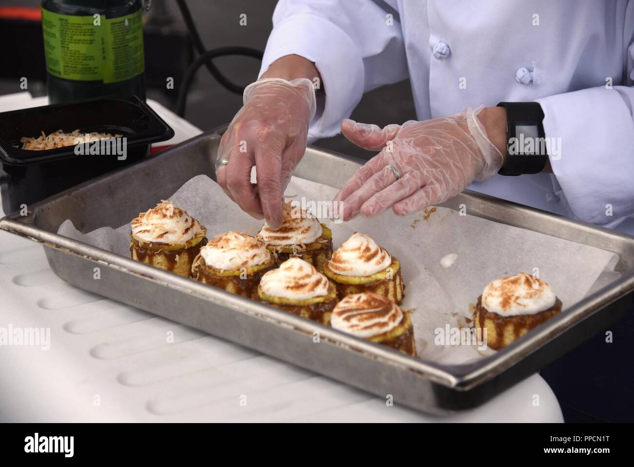 Culinary teams from the U.S. Coast Guard, U.S. Navy and the Royal ...