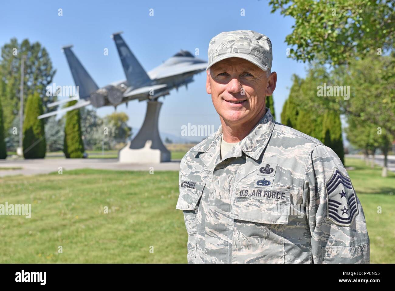 U.S. Air Force Chief Master Sgt. Mark McDaniel, 173rd Fighter Wing ...