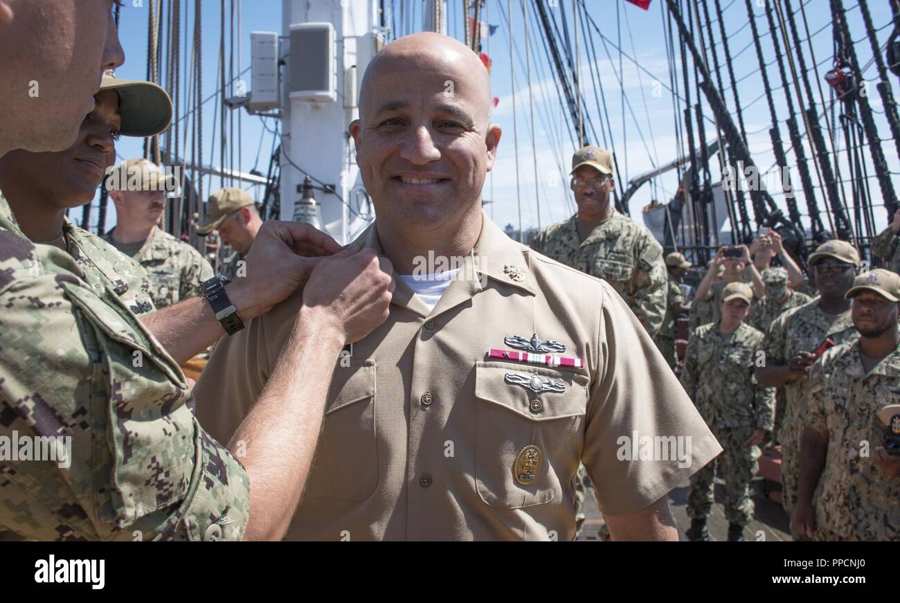 BOSTON (Aug. 31, 2018) Legalman 1st Class Melissa Whitaker and Damage ...