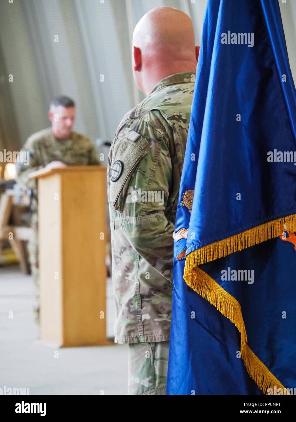 U.S. Army National Guard Lt. Col. Charles Koon, commander of the 2 ...