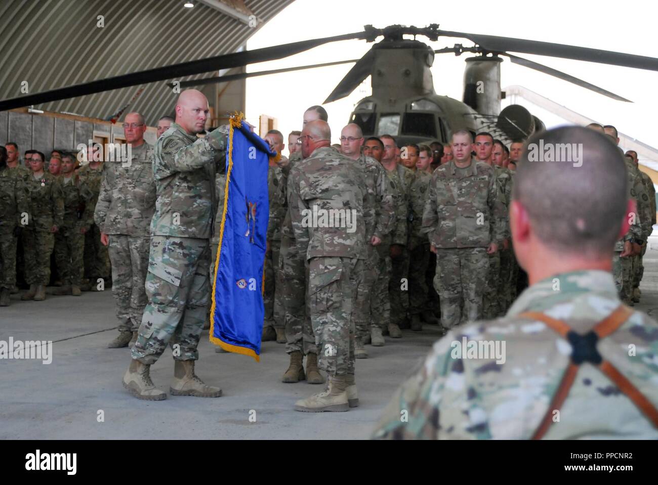 U.S. Army National Guard Lt. Col. Charles Koon, commander of the 2 ...