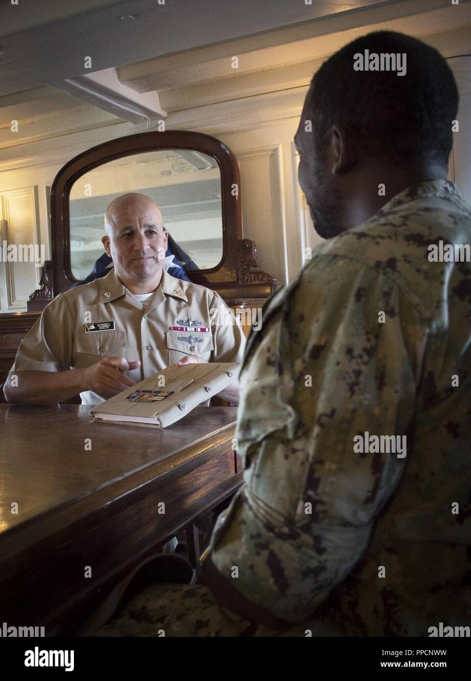 Chief petty officer cpo selectee hi-res stock photography and images ...