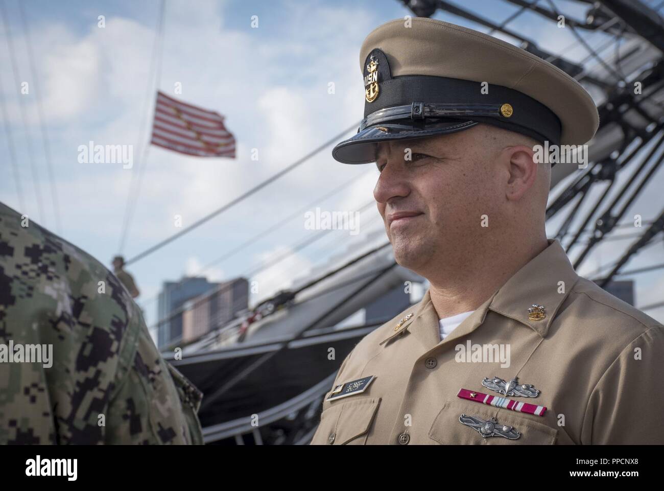 BOSTON (Aug. 30, 2018) Master Chief Petty Officer of the Navy (MCPON ...