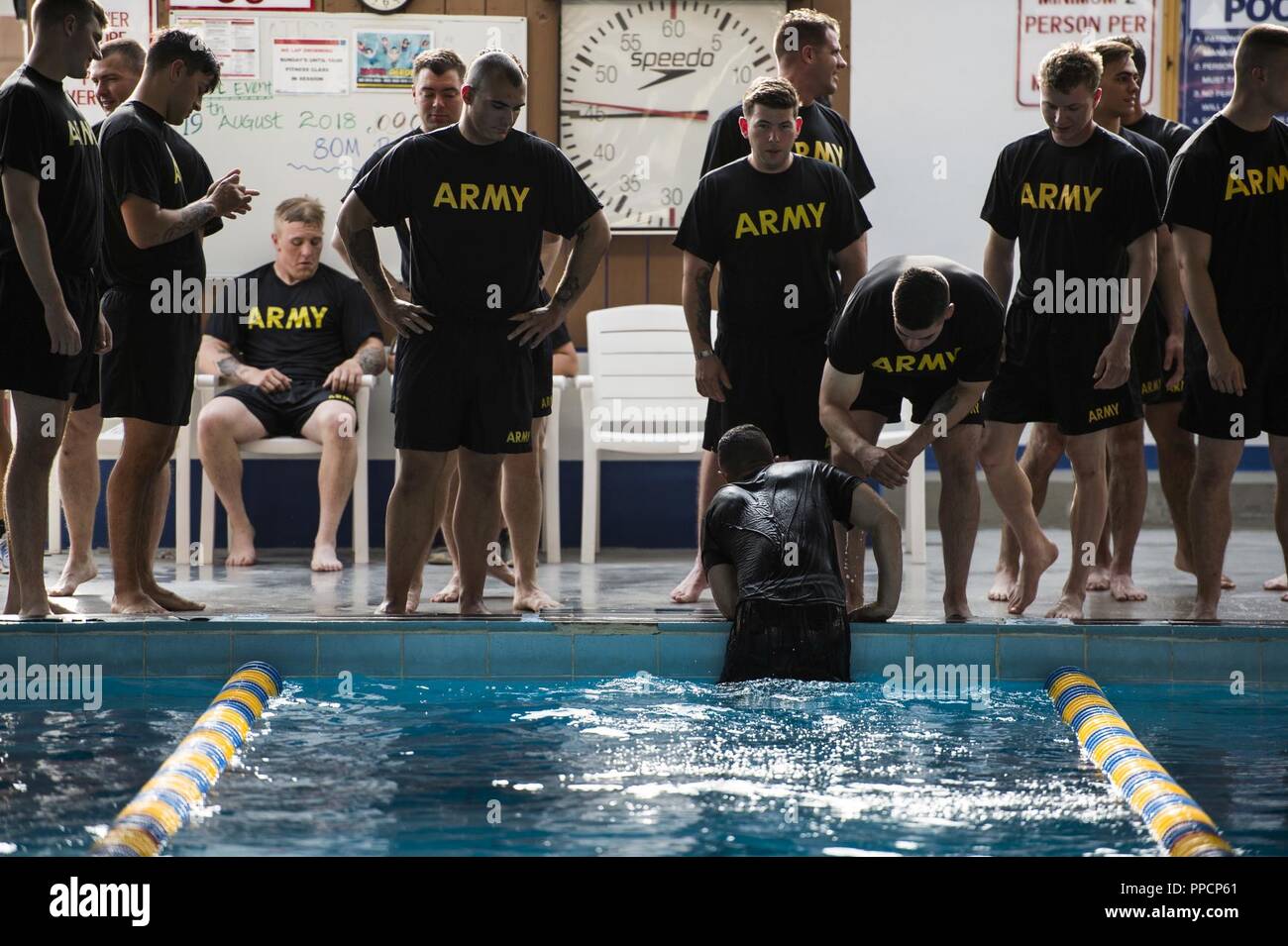 A U.S. Army Soldier assigned to the 10th Mountain Division, completes ...