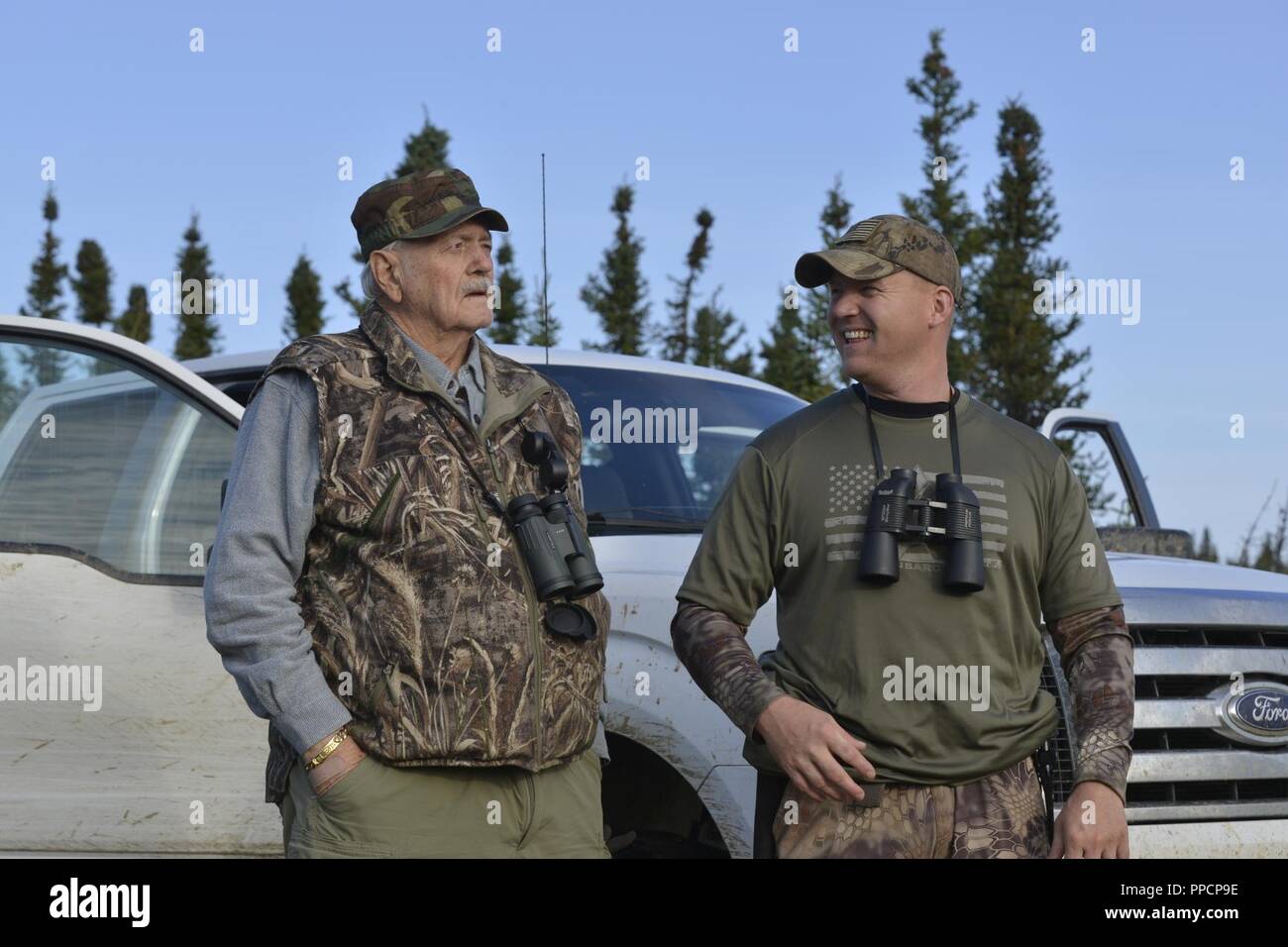 Retired Sgt. 1st Class Michael Boarland, left, and Sgt. 1st Class ...