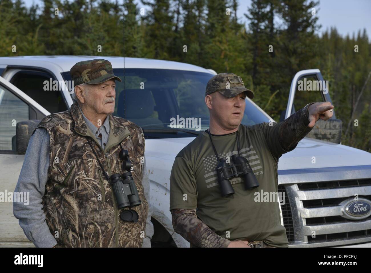 Retired Sgt. 1st Class Michael Boarland, left, and Sgt. 1st Class ...