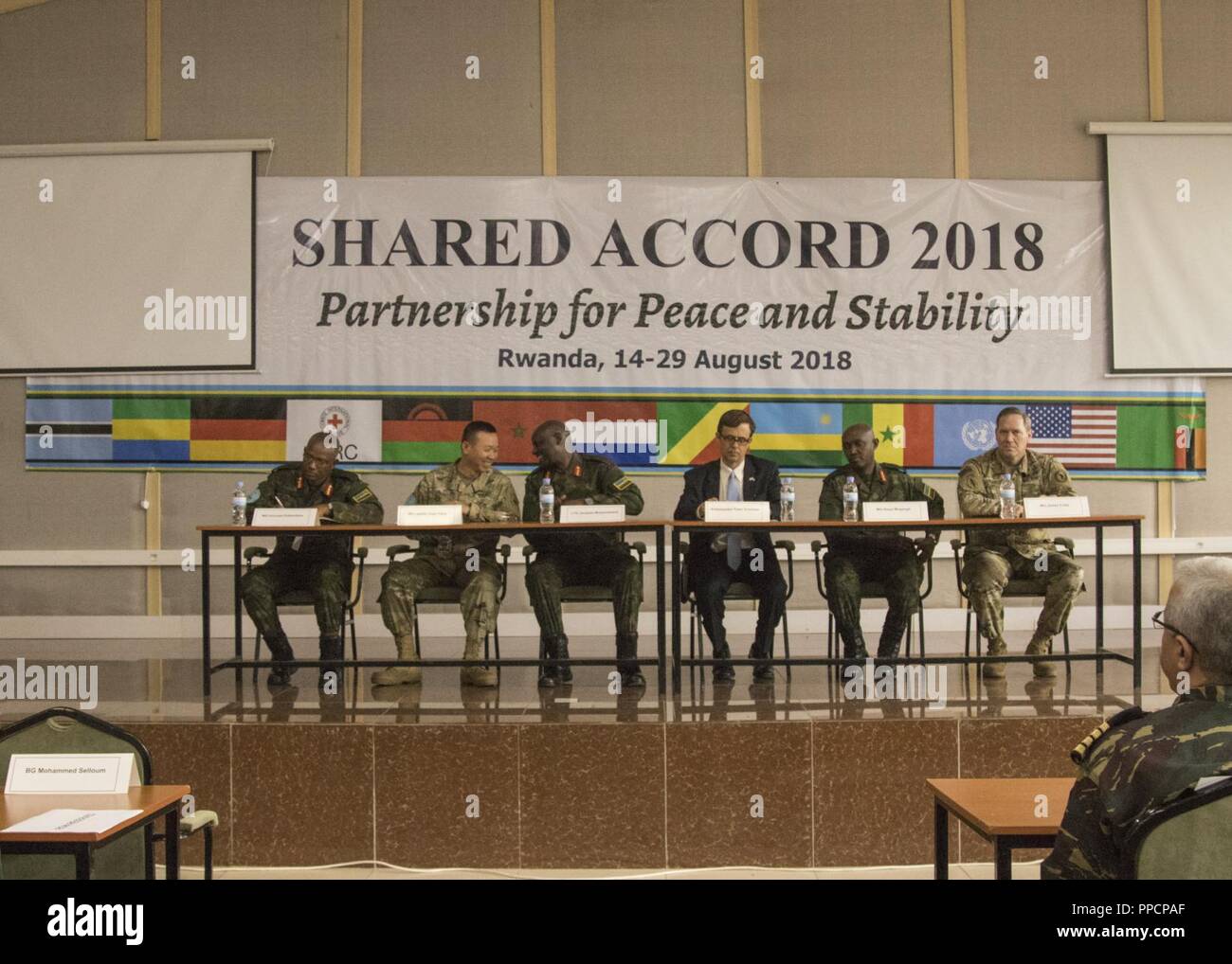 Exercise participants came together for the Shared Accord 2018 closing ...