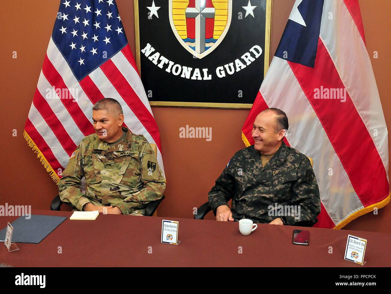 The Puerto Rico National Guard received the visit of the Honduran armed ...