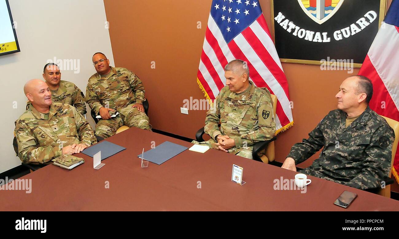 The Puerto Rico National Guard received the visit of the Honduran armed ...