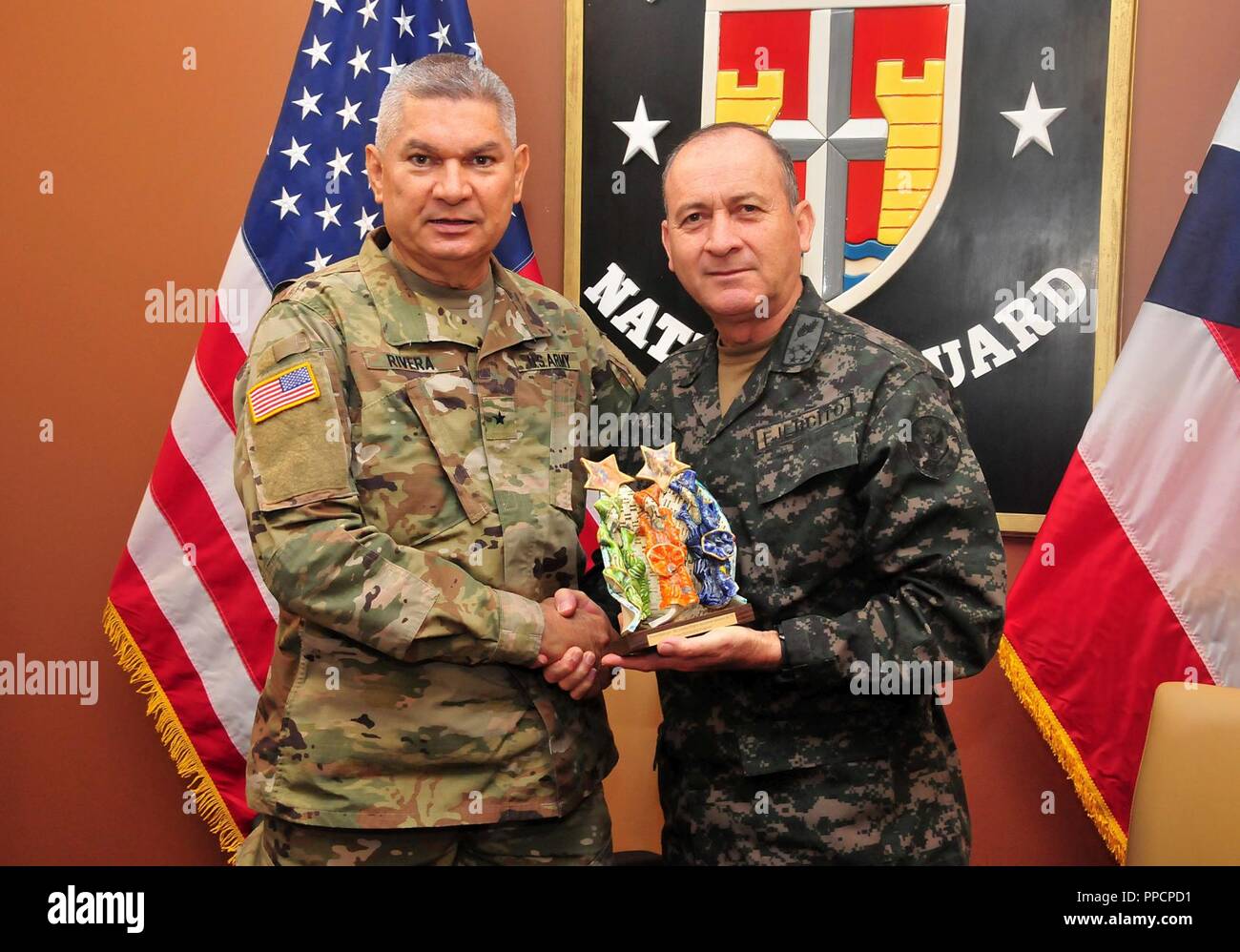 The Puerto Rico National Guard received the visit of the Honduran armed ...