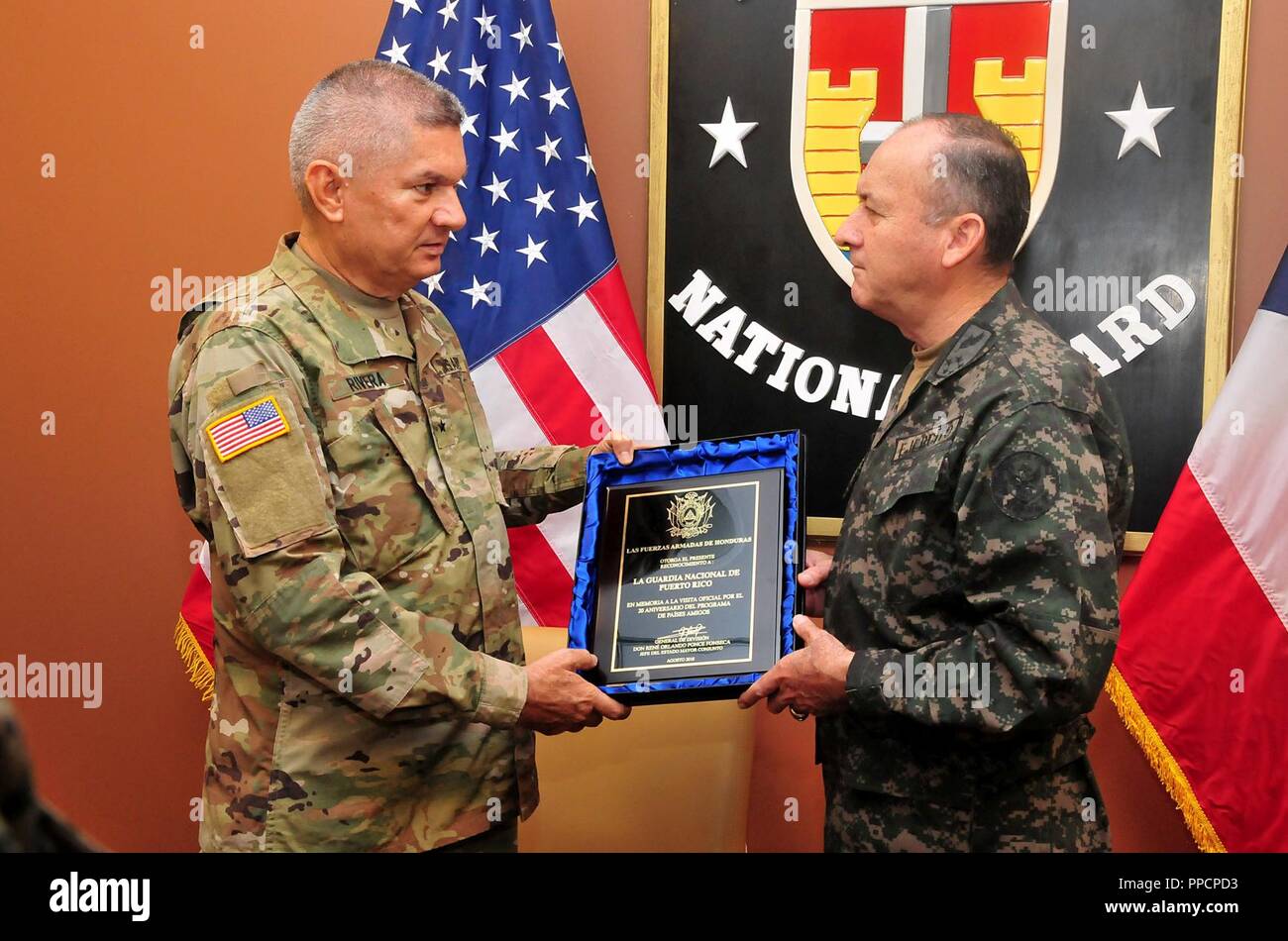 The Puerto Rico National Guard received the visit of the Honduran armed ...