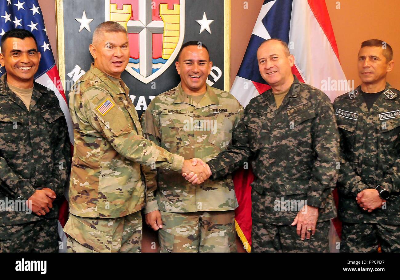 The Puerto Rico National Guard received the visit of the Honduran armed ...