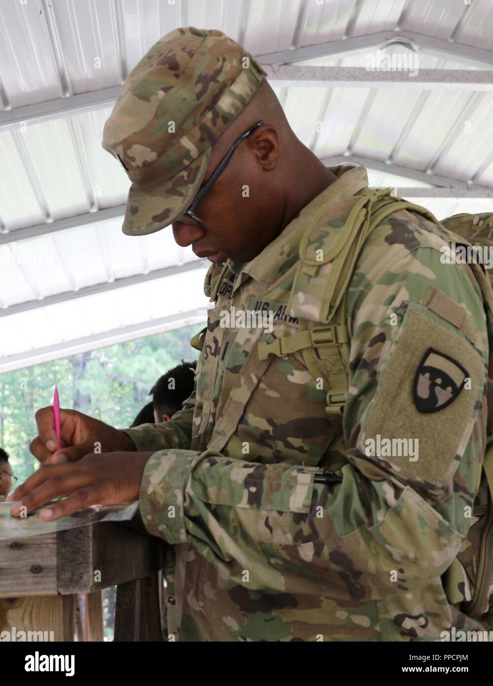 U.S. Army 1st Lt. Andre K. Cooper of Costa Mesa, Calif., a platoon ...