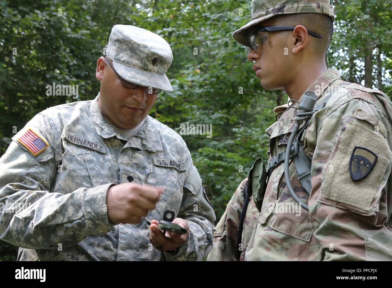 U.S. Army Spc. Anthony G. Hernandez of Los Angeles, a squad leader for ...