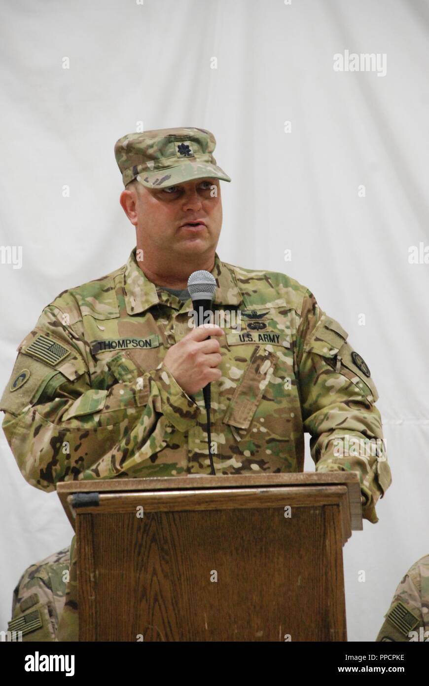 U.S. Army National Guard Lt. Col. Leif Thompson, 935th Aviation Support ...