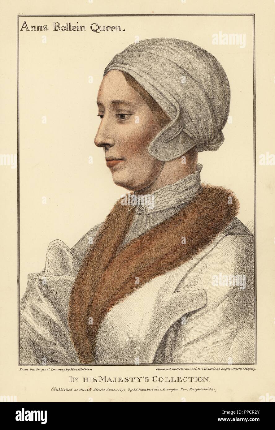 Queen Anne Boleyn, second wife of King Henry VIII, 1501-1536 ...