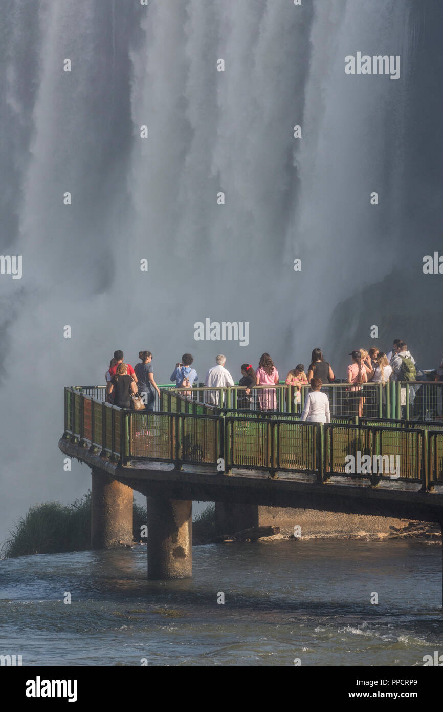 Bridge to iguazu falls hi-res stock photography and images - Alamy