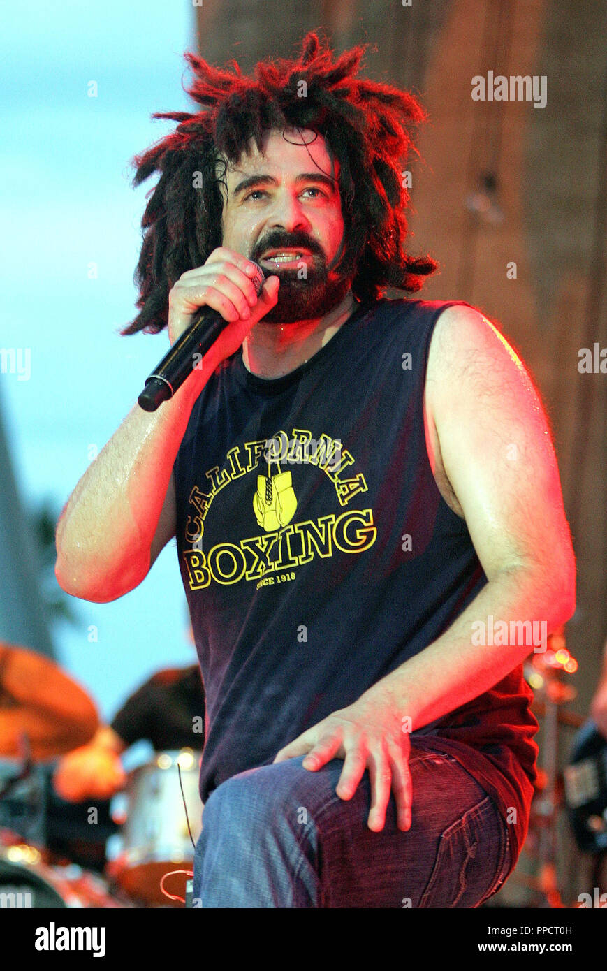 Adam Duritz with Counting Crows performs in concert at the Bayfront ...
