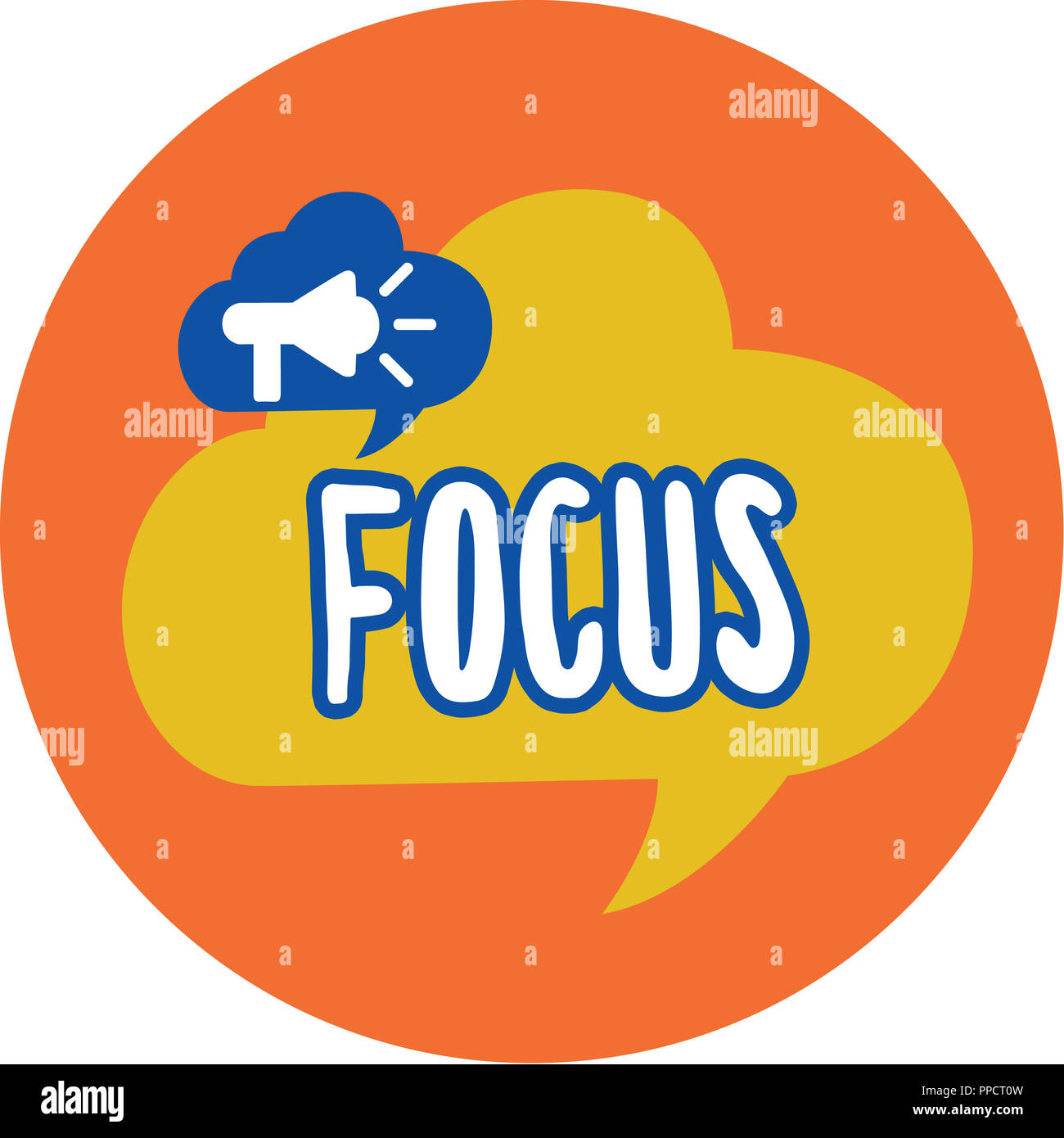 Conceptual hand writing showing Focus. Business photo text state ...