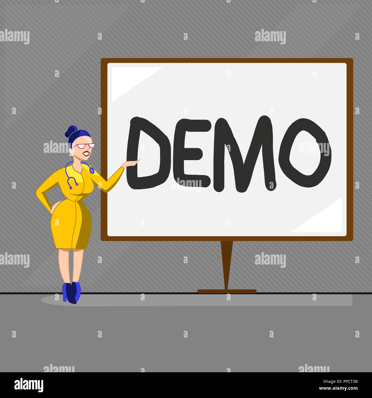 Product Demonstration Clip Art