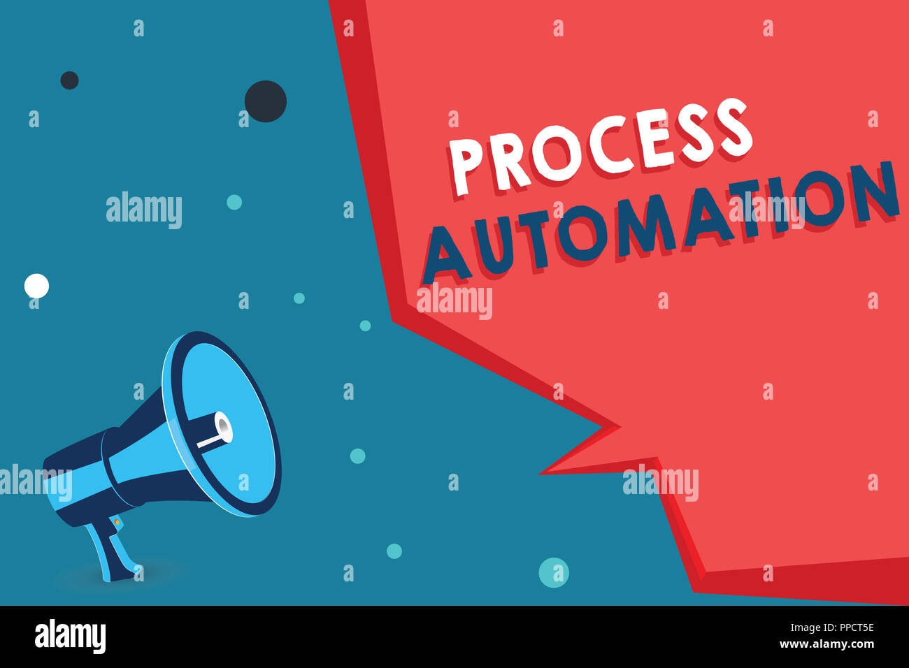 Word writing text Process Automation. Business concept for ...