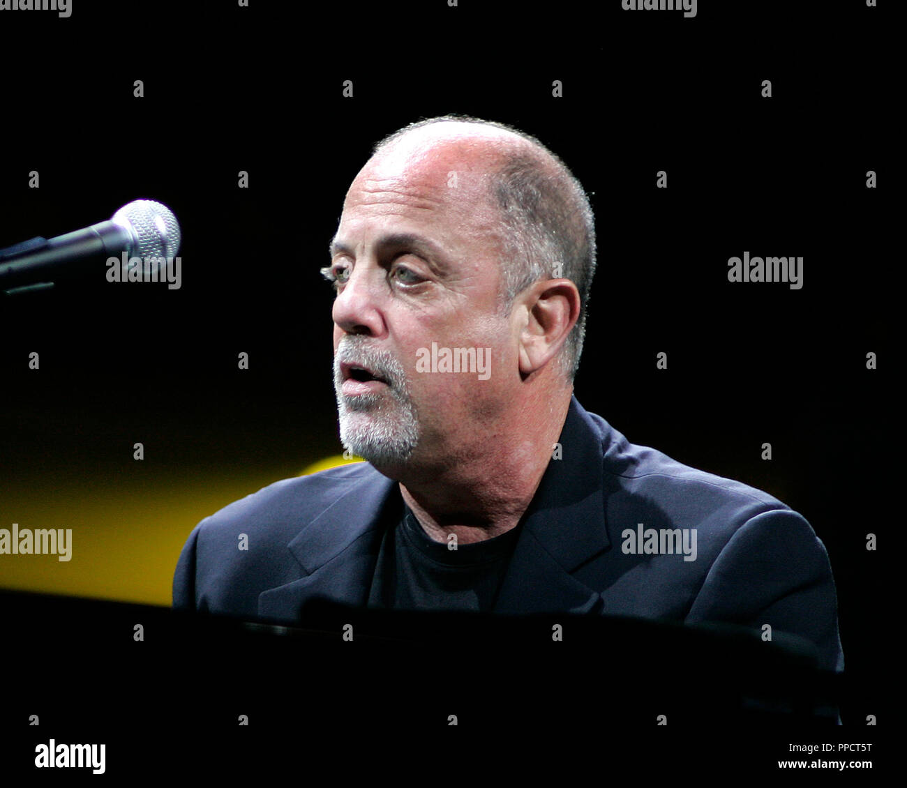 Billy Joel performs in concert at the American Airlines Arena in Miami ...