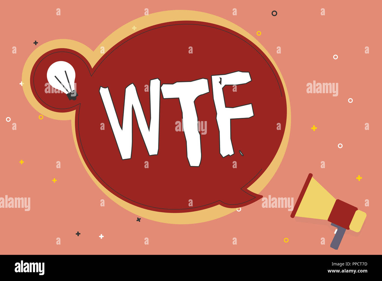 Word writing text Wtf. Business concept for offensive slang written ...