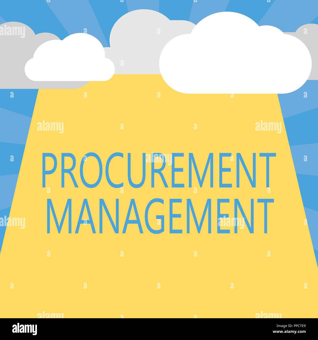 Writing note showing Procurement Management. Business photo showcasing ...