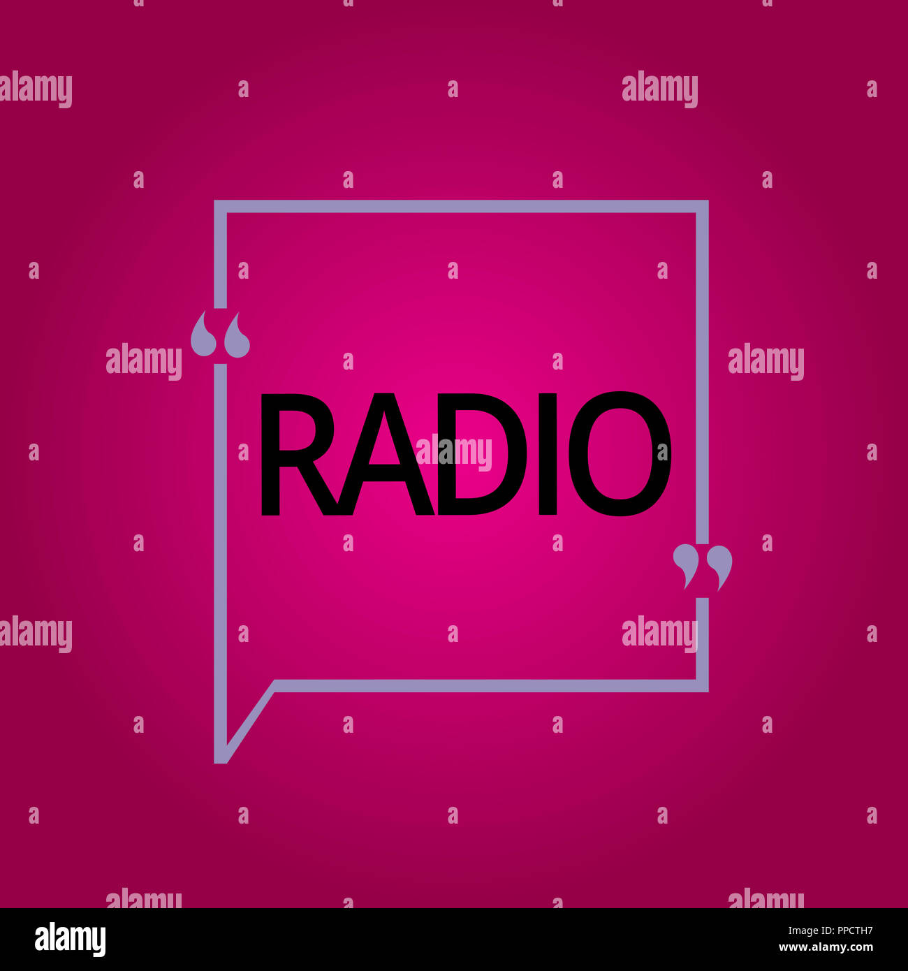 Handwriting text writing Radio. Concept meaning transmission reception ...