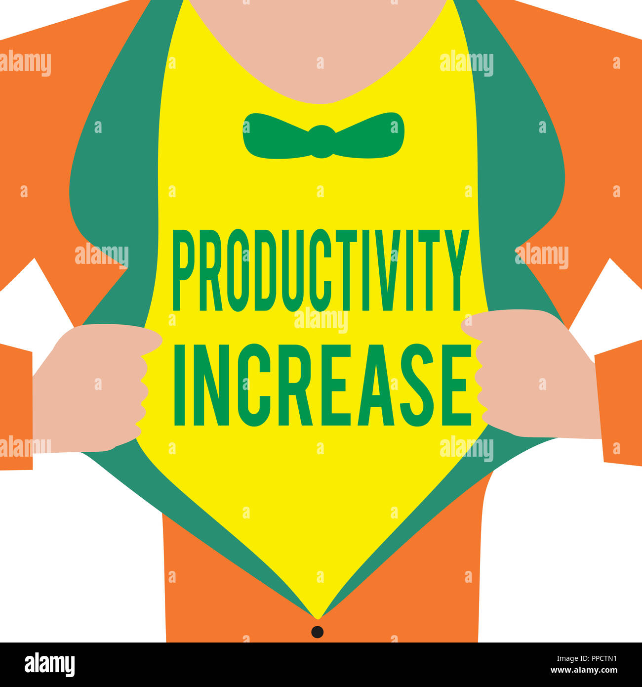 Handwriting text Productivity Increase. Concept meaning get more things ...