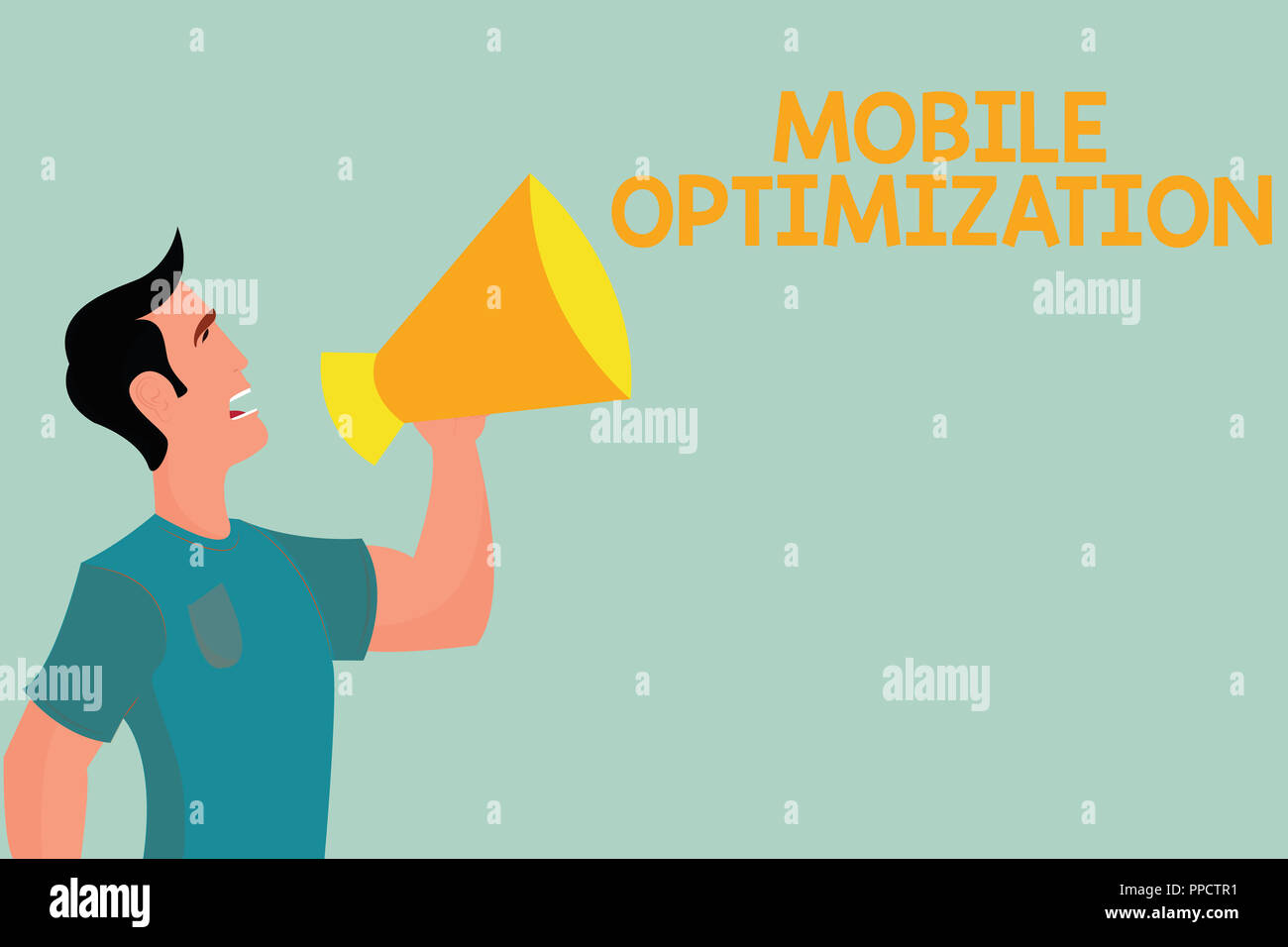 Handwriting Text Writing Mobile Optimization Concept Meaning Site
