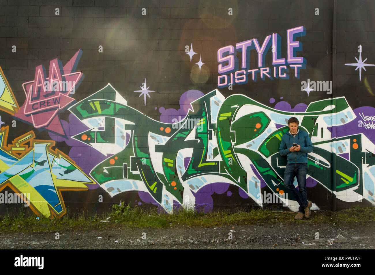 Washington graffiti hi-res stock photography and images - Alamy