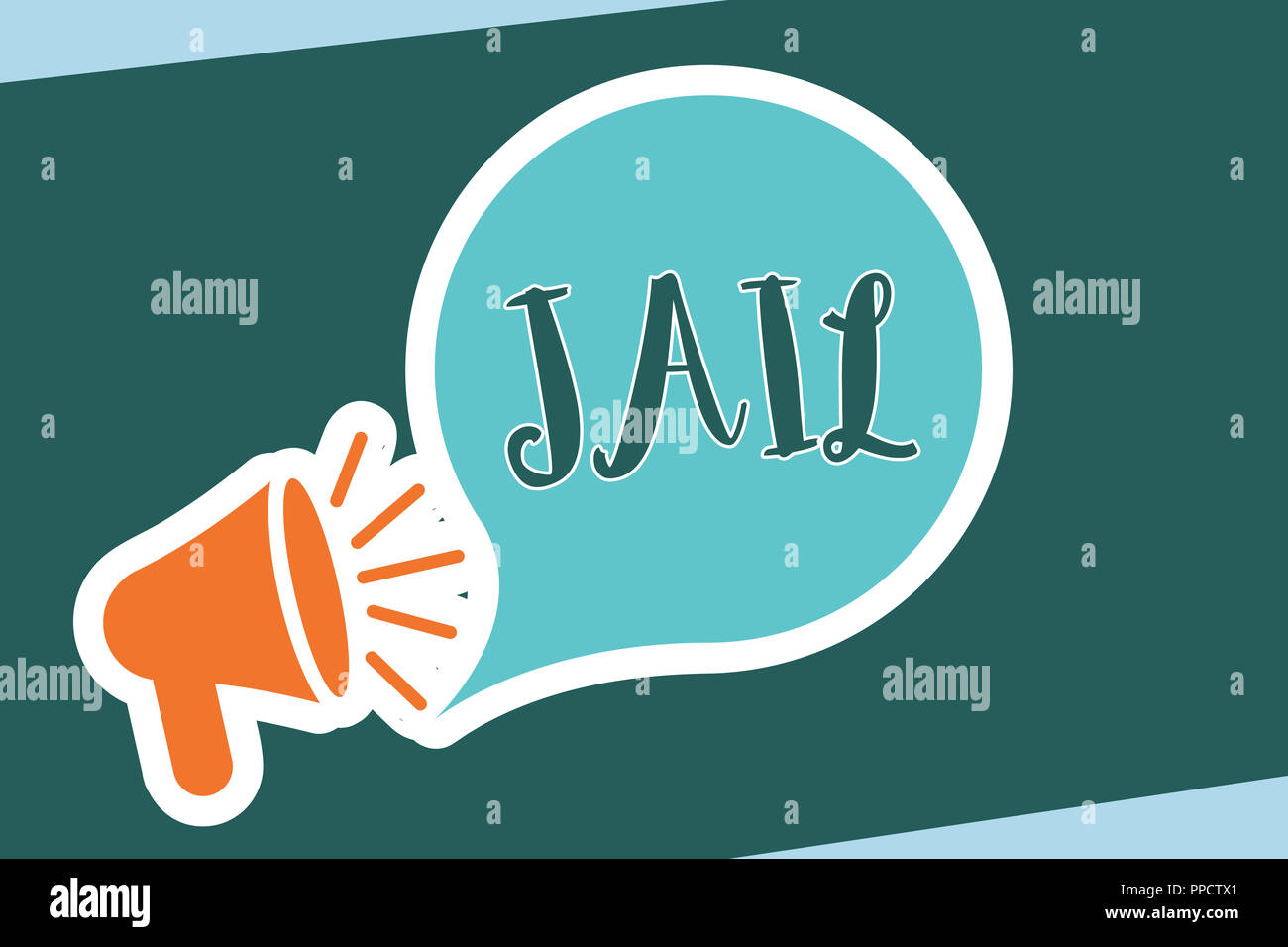 Word writing text Jail. Business concept for Place for the confinement ...